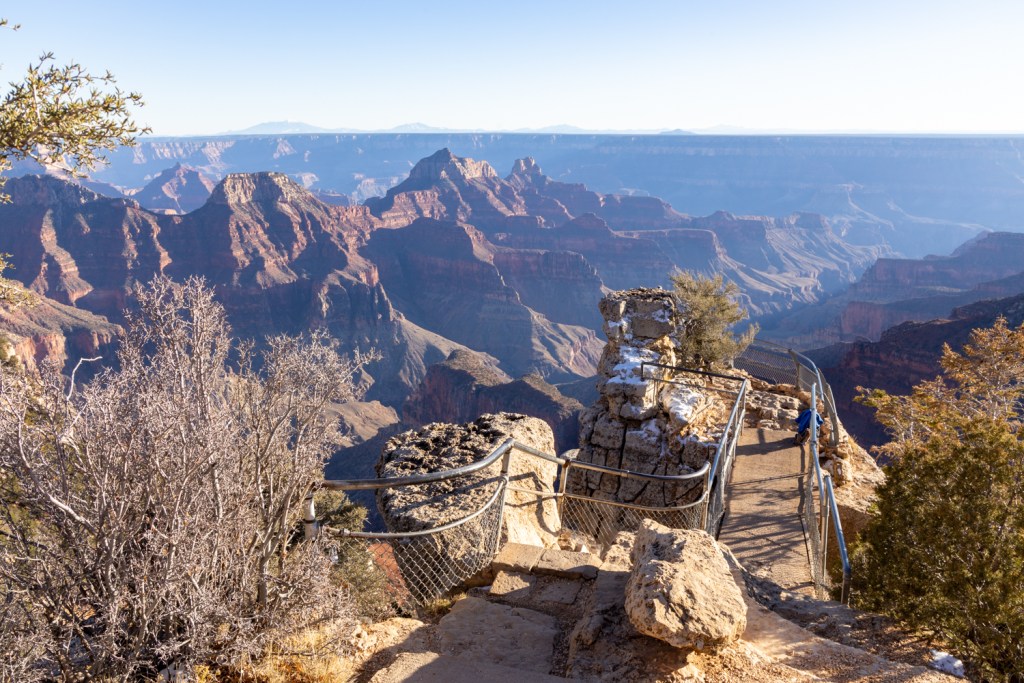 Spectacular Grand Canyon views from the Transept Trail and Bright Angel ...