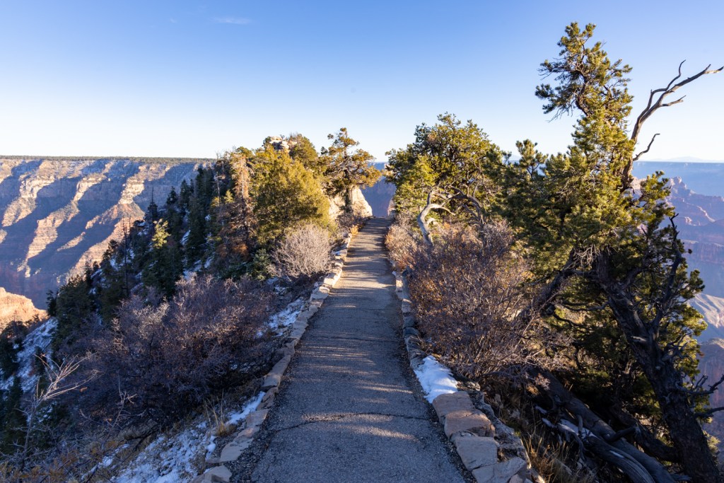 Spectacular Grand Canyon views from the Transept Trail and Bright Angel ...