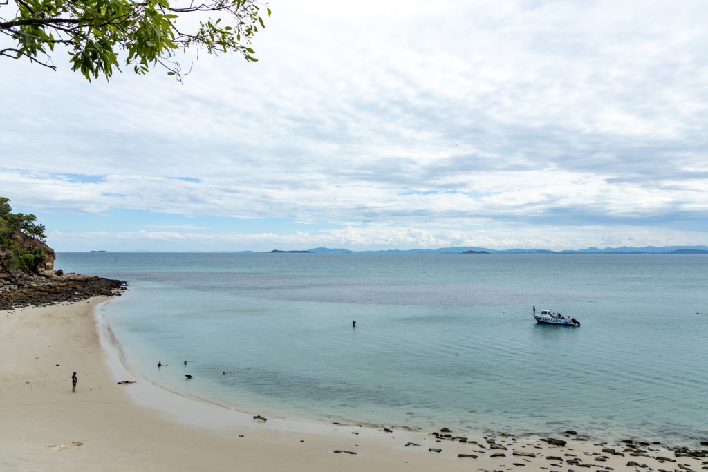 Shelving Beach - a small snorkelling beach on Great Keppel | Hiking the ...