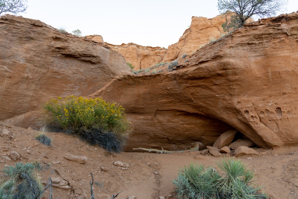 Indian Cave Hand Petroglyphs in Kodachrome Basin State Park | Hiking ...