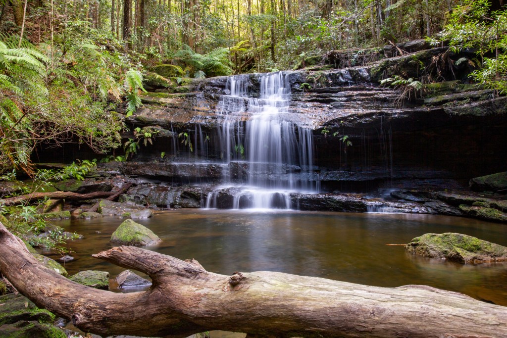 Little Terrace Falls - a scenic cascade along Terrace Falls Creek ...
