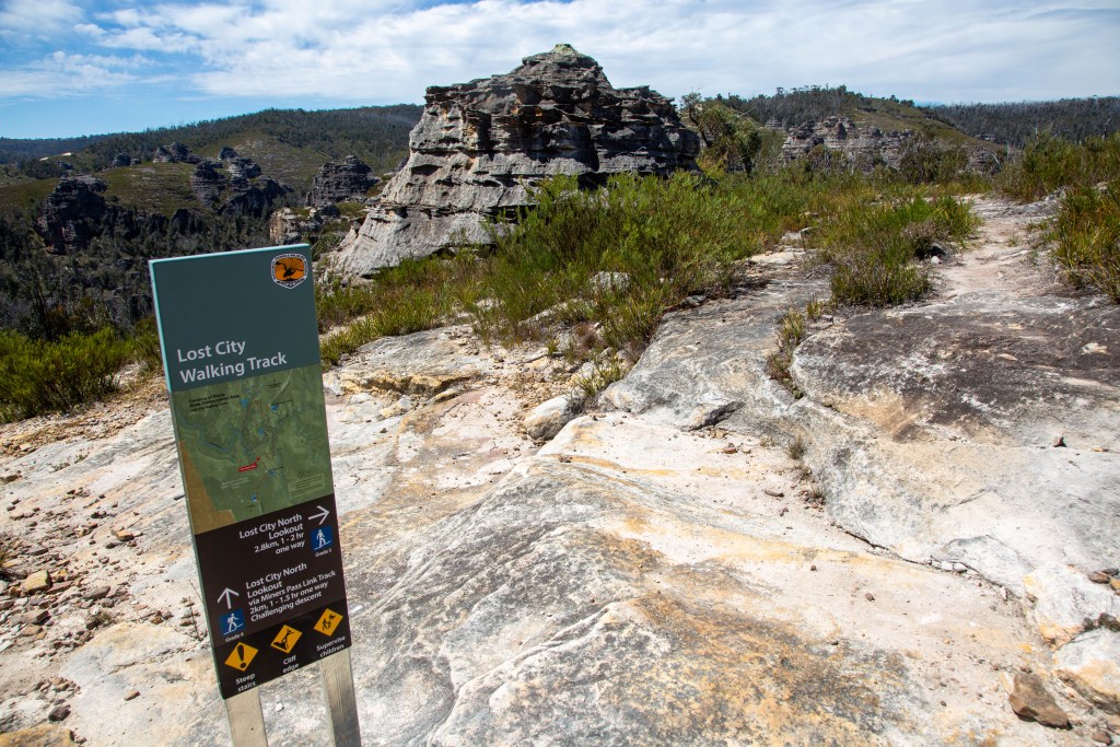 Lost City bushwalk - an easy introduction to the rugged Gardens of ...