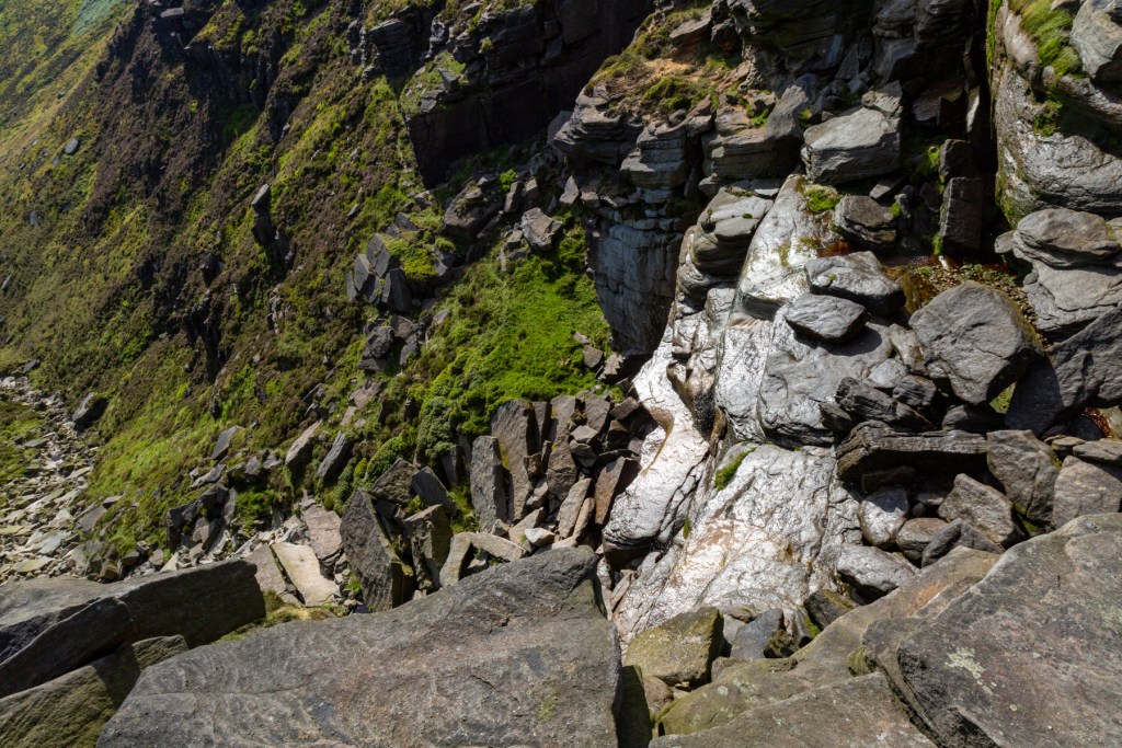 Kinder Downfall - a tall waterfall best seen after rain | Hiking the World