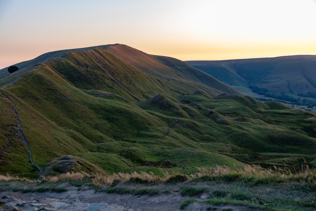 Mam Tor - a popular sunset trig point in the Peak District | Hiking the ...